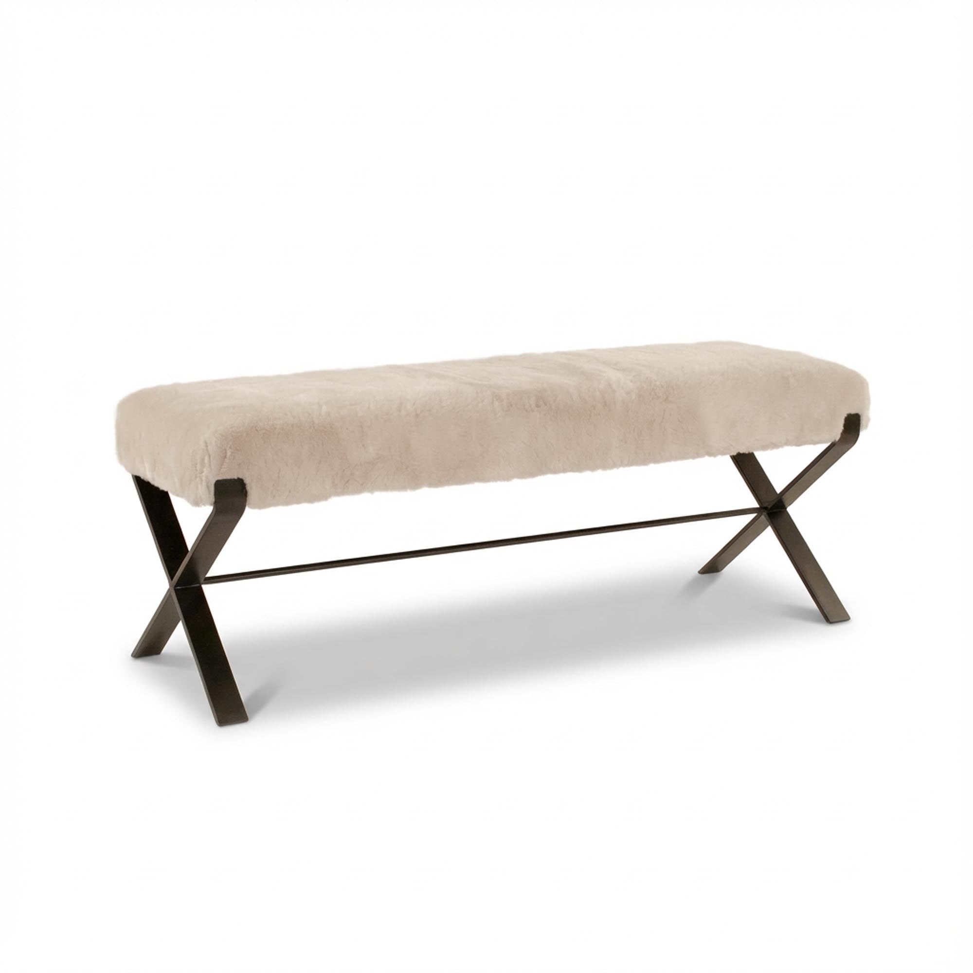 Shearling Sheepskin Benches – Outpost Original
